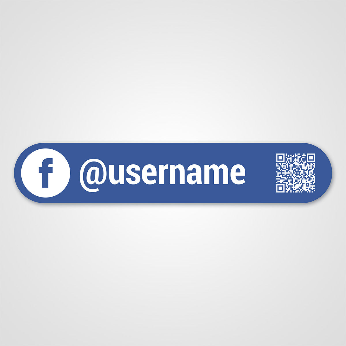 Individueller Facebook Sticker mit Username & QR-Code | StickyWorld ...